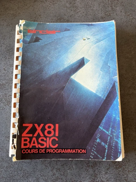 MANUEL ZX81 BASIC Cours De Programmation Sinclair Vintage EUR 9,99 - PicClick FR