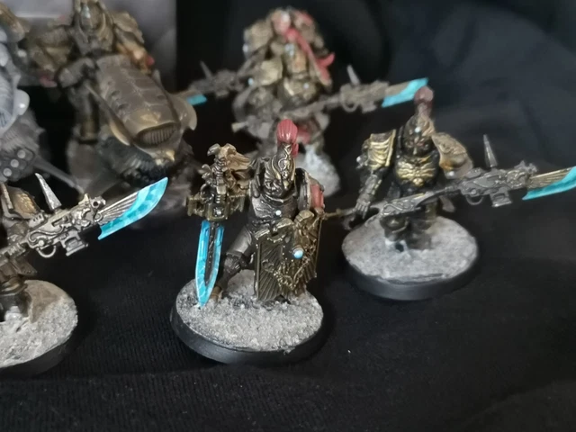 WARHAMMER 40K JOB Lot Adeptus Custodes 1000pt Painted Army £120.00 ...