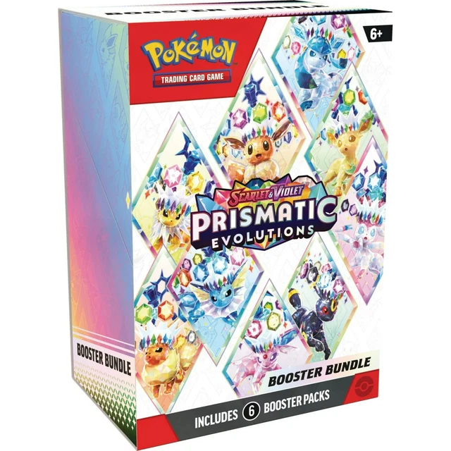 POKÉMON TCG SCARLET & Violet Prismatic Evolutions Booster Bundle NEW ...