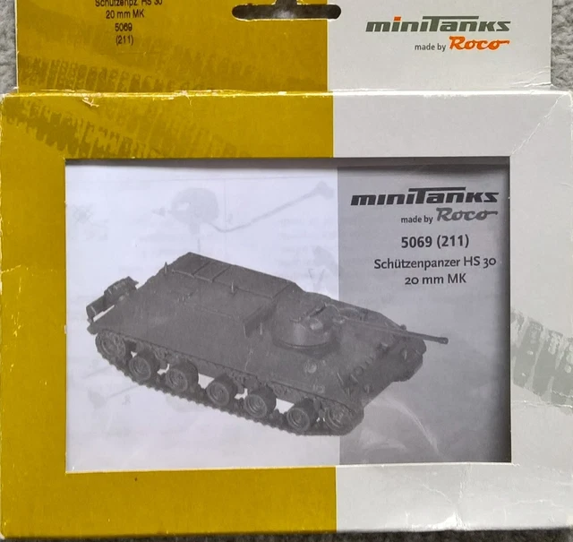 ROCO MINITANKS 5069 – Schützenpanzer HS 30 ovp EUR 6,00 - PicClick DE