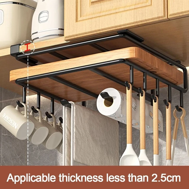 PERFORATED UNDER CABINET Storage Shelf Kitchen Closet Rack Kitchen EUR ...