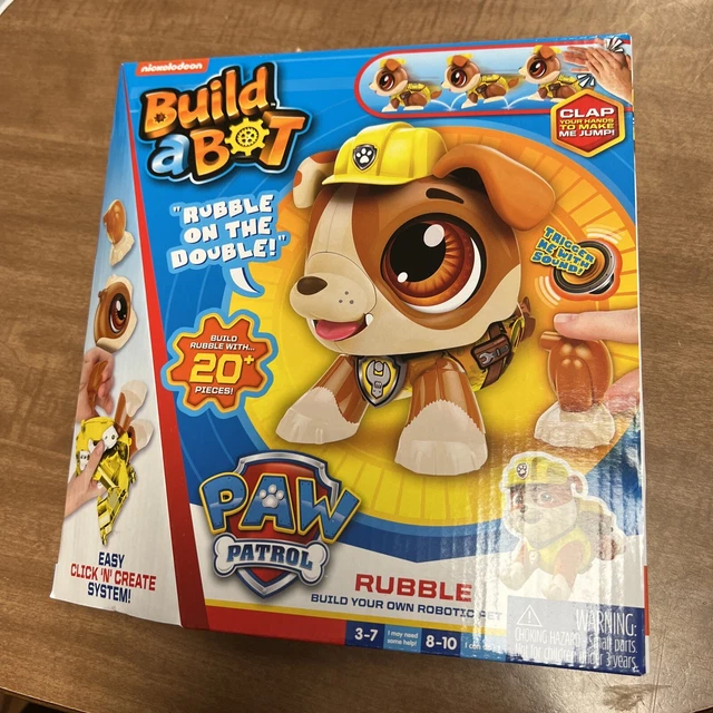 PAW PATROL RUBBLE - Robotic Build -a- Bot Paw Patrol Toys. Paw Patrol ...