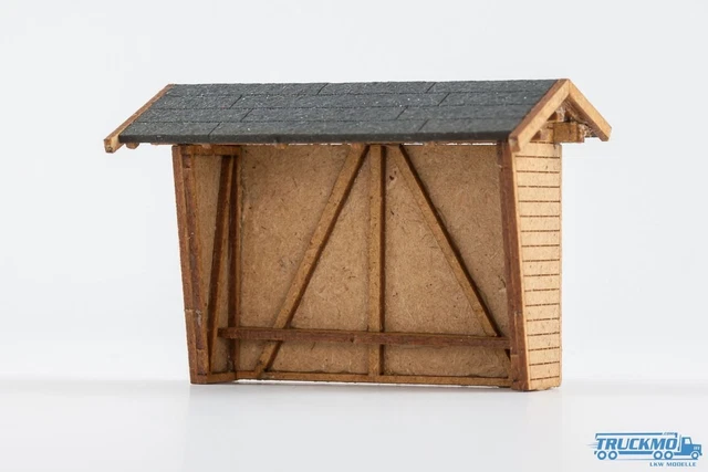 VK MODELLE HALTESTELLENUNTERSTAND Lasercut Bausatz MDF 99992 EUR 14,21 ...