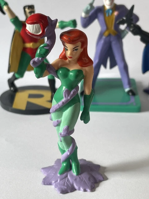 6 BATMAN ROBIN Two Face ivy joker Animated Series, Applause 3" Figure ...