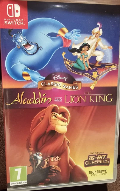 DISNEY CLASSIC GAMES: Aladdin and The Lion King (Switch, 2019) £11.64 ...