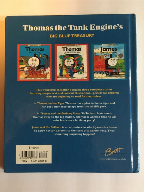THOMAS THE TANK Engine's & Friends Big Blue Treasury Christopher Awdry ...