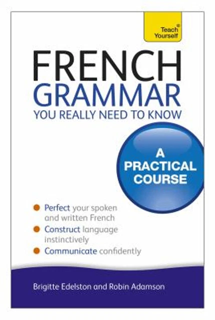 FRANÇAIS GRAMMAIRE YOU Really Besoin To Know Livre de Poche Robin ...