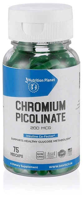 NUTRITION PLANET CHROMIUM Picolinate 200MCG Capsules Choose Size £24.05 ...