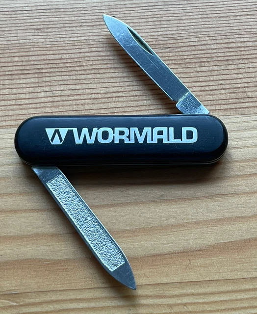 VINTAGE “WORMALD” LOGO Victorinox ESCORT Swiss Army Knife RETIRED $16. ...