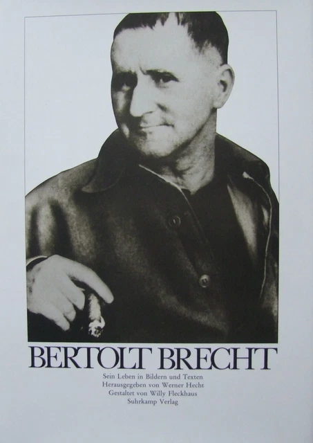 BERTOLT BRECHT, SON Leben Dans Images U.Textes, Suhrkamp, Relié, comme ...