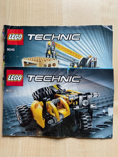 LEGO TECHNIC 8045 Bauanleitung (BA) Mini Teleskoplader ungelocht 2010 ...