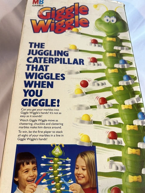 ULTRA RARE 1992 MB Games Giggle Wiggle. Tall Box. Complete. VGC £29.99 ...