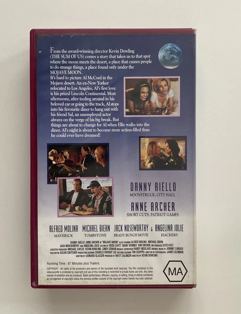 MOJAVE MOON [VHS] Big Box Ex-Rental Video Tape Angelina Jolie Anne Archer VGC $18.95 - PicClick AU