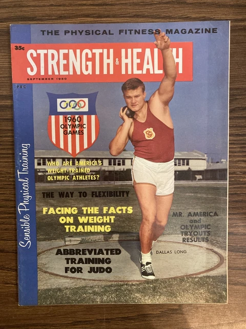 STRENGTH & HEALTH Bodybuilding Fitness Magazine September 1960 Dallas ...