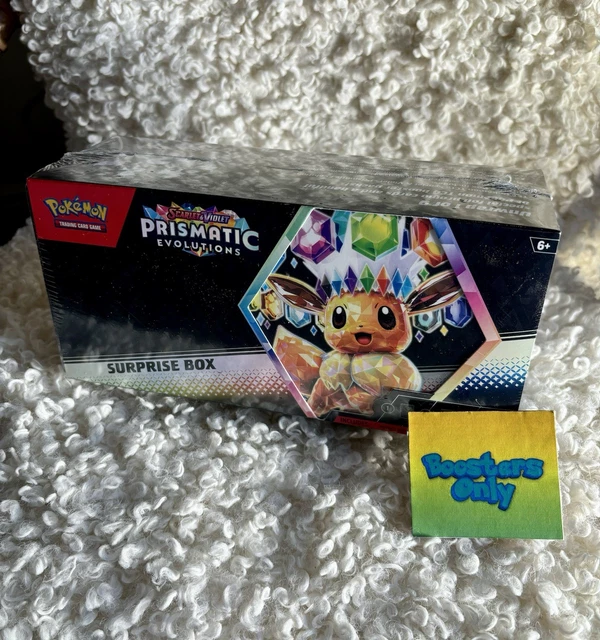 POKÉMON TCG: SCARLET & Violet-Prismatic Evolutions Surprise Box - IN HAND SEALED £35.00 ...