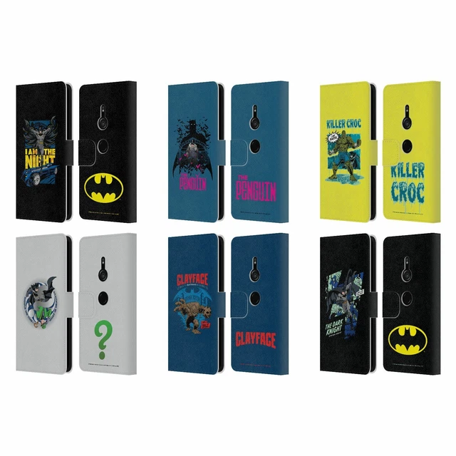 OFFICIAL BATMAN DC Comics Villains Breakout Leather Book Case For Sony ...