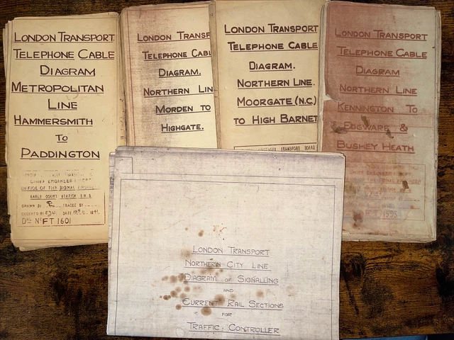 WW2 - LONDON Underground Northern Line Diagram Of Signalling ...