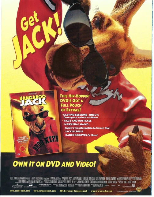 2003 KANGAROO JACK Movie Print Ad/Poster Official DVD/VHS Promo ...