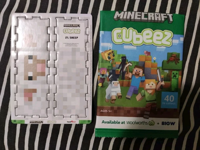 BRAND NEW 2025 Woolworths BigW Minecraft Cubeez No 21 Sheep $3.00 ...