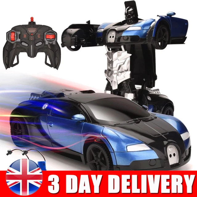TRANSFORMER RC ROBOT Car 2 IN1 Remote Radio Control Xmas Gift Toys for ...