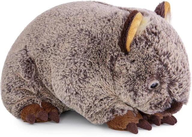 SIMULATION WOMBAT PLUSH Toy 28cm/11” Realistic Stuffed Animal Cute Soft ...