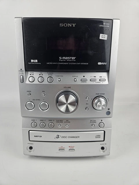 SONY CMT-SPZ90DB MICRO Hi-Fi Component System Silver £31.91 - PicClick UK