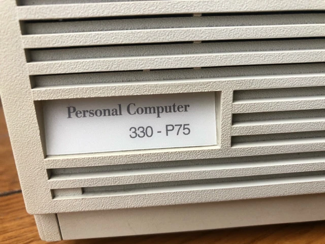 IBM VINTAGE PERSONAL Computer PC 330 Pentium 75 / 16 MB RAM - PS/2 ...