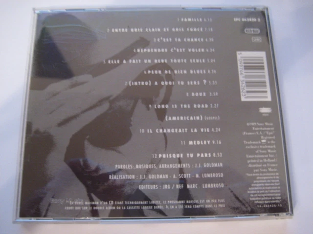 TRACES VON JEAN Jacques Goldman 1989 CD mit 12 Titeln - sehr guter ... TRACES VON JEAN Jacques Goldman 1989 CD mit 12 Titeln - sehr guter ...