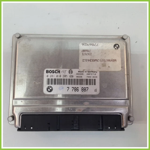 CENTRALINA BOSCH 0281010205 BMW Serie 3 E46 TD 100kw 7786887 Diesel 1998 EUR 79,99 - PicClick FR