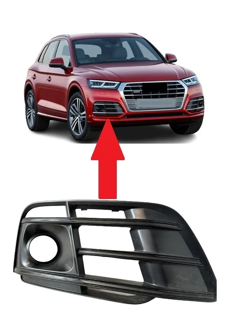 2018-2021 AUDI Q5 Front Lower Bumper Grille Right Side Grill ...