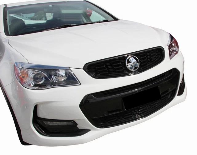 HOLDEN VF COMMODORE Headlight Eyelids Eyebrows Eyelid Eye Lid CHROME ...