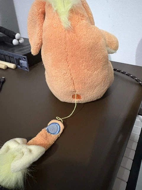 DISNEY STORE WINNIE The Pooh Eeyore Plush Orange/Yellow 10” Tall ...