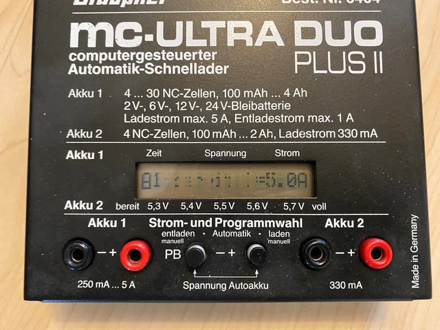 GRAUPNER MC-ULTRA DUO Plus II computergesteuerter Automatik ...