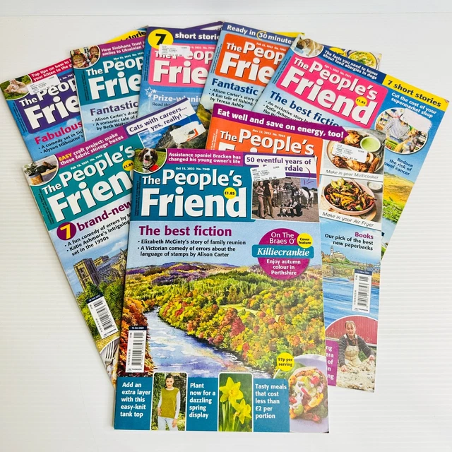 THE PEOPLE'S FRIEND Magazine Special Issue x 8 Magazines All-New ...
