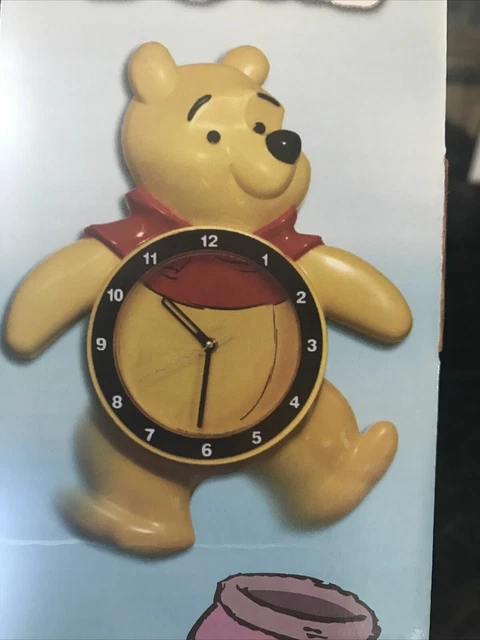 DISNEY OFFICIAL WINNIE THE POOH PENDULUM WALL CLOCK MOVING LEGS Bargain ...