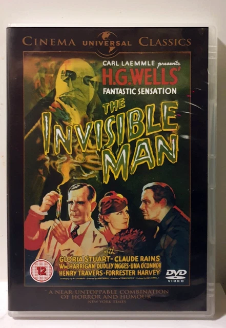 THE INVISIBLE MAN DVD (1933) UK DVD - (HG Wells, Claude Rains) £3.25 ...