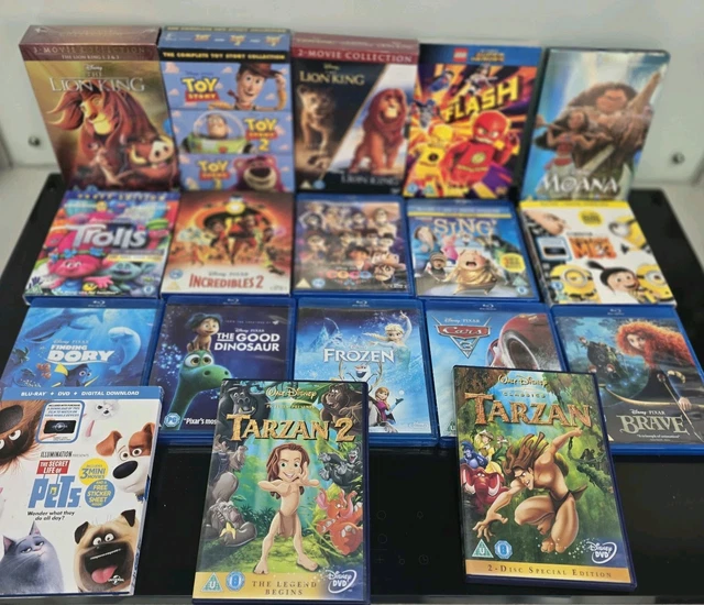 LARGE 23 X Disney Bluray & DVD Bundle Children's Family Kids Job Lot ...