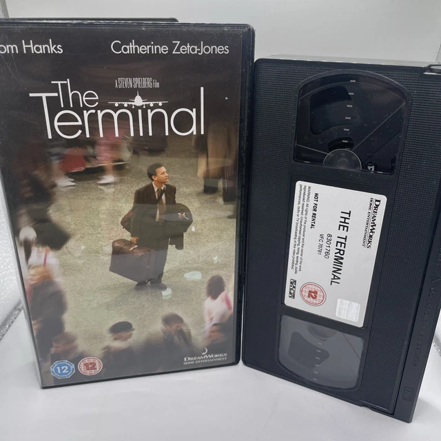 THE TERMINAL - VHS Tape Video Film Movie Tom Hanks Catherine Zeta-Jones ...
