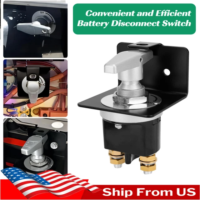 12V-36V 500A HIGH Current Battery Cut Off Switch with Lock-Out Plate ...