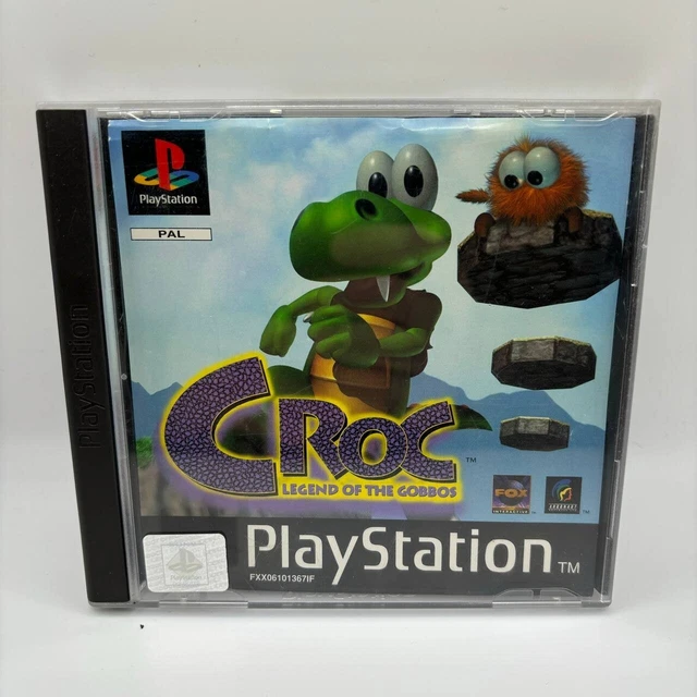 CROC LEGEND OF the gobbos PS1 gioco Sony playstation 1 PAL EUR 19,90 ...