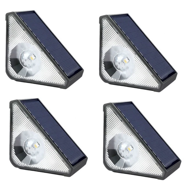 1X(SOLAR STEP LIGHTS Solar Deck Lights for Step,Stair,Patio,Yard,Deck ...