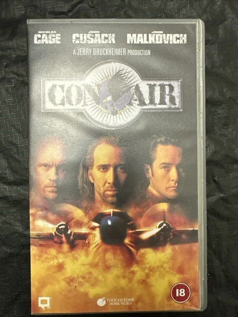 CON AIR BIG Box VHS Nicolas Cage John Cusack John Malkovich £7.95 ...
