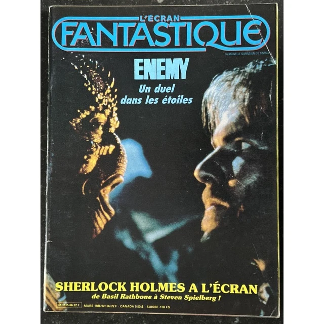 L'ÉCRAN FANTASTIQUE N° 66 - 1986 - ENEMY Sherlock Holmes de Basil ...