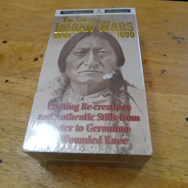 THE GREAT INDIAN Wars (VHS, 1991) BRAND NEW Sealed $2.98 - PicClick