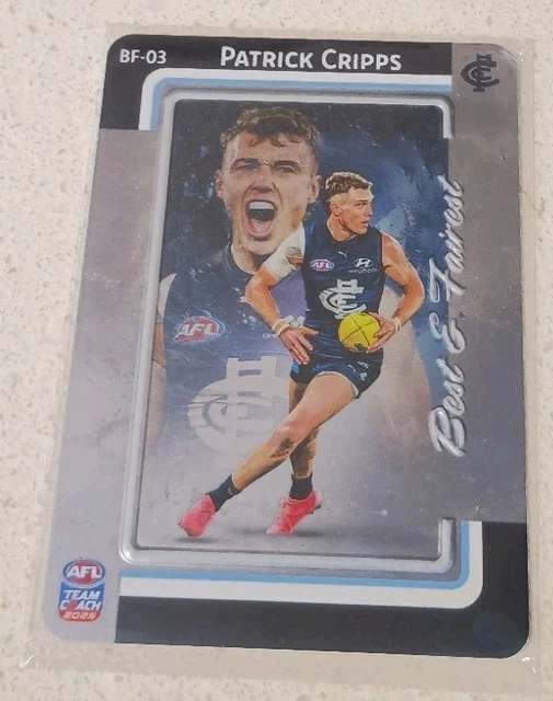 2025 TEAMCOACH CARLTON Best And Fairest Patrick Cripps BF-03 code ...