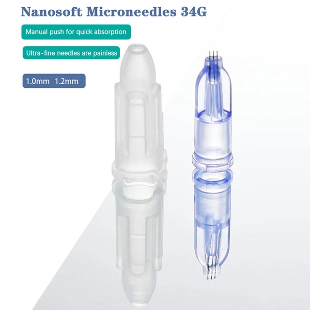 NANOSOFT MICRONEEDLES 34G Fillmed Hand Three Needles for Anti Aging ...