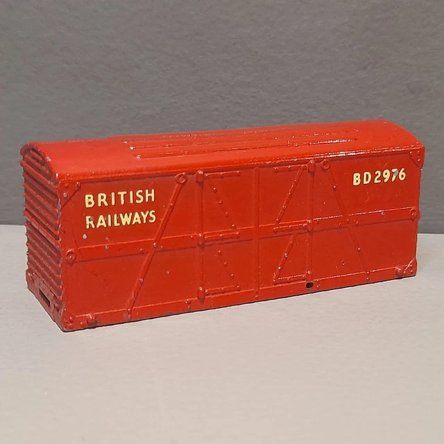 VINTAGE BRITISH RAILWAYS Diecast Container Transport for Budgie Toys No ...