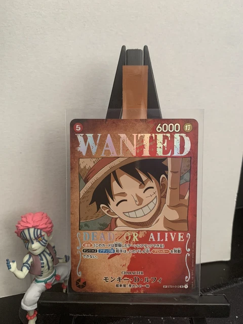MONKEY D. LUFFY Wanted - SP - One Piece TCG - OP03 Piliers of Strength ...