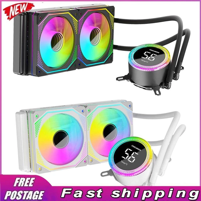 LIQUID CPU COOLER 120mm ARGB & PWM Fans Water Cooling CPU Cooler for ...