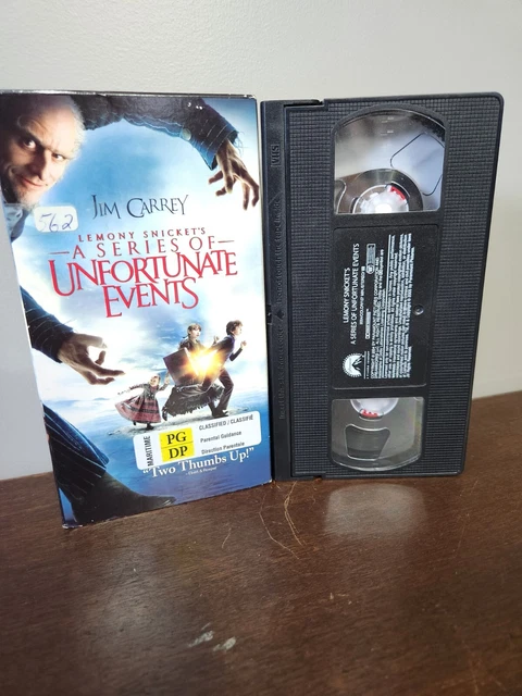 LEMONY SNICKETT'S A Series of Unfortunate events (VHS, 2004) $14.99 ...
